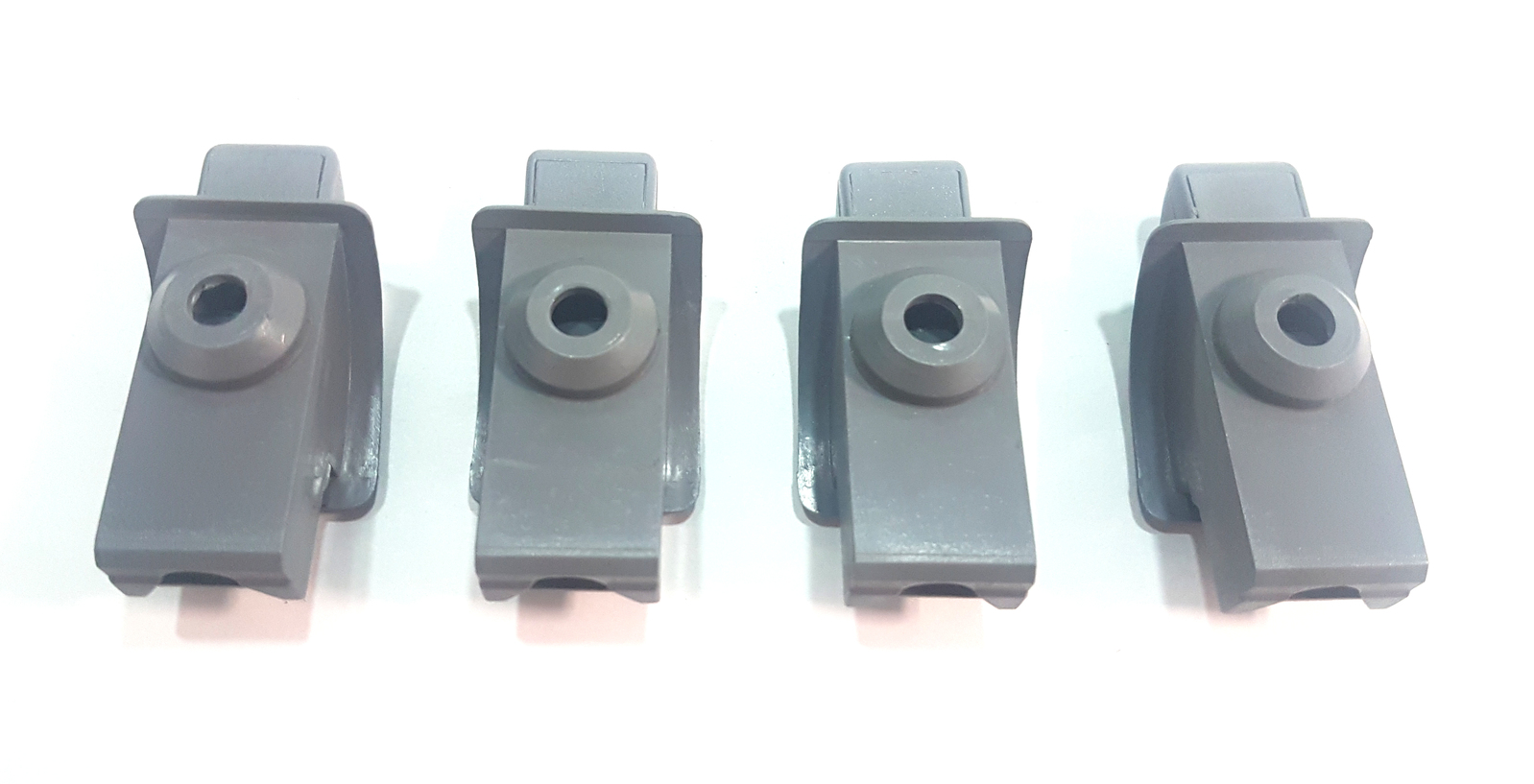 VS Slate Grey Door Lock Button and Surround Set