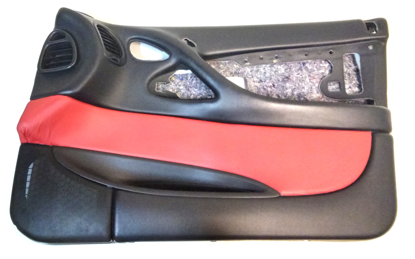 VT VX VY VZ Anthracite Black Custom Red Leather Door Trim Set
