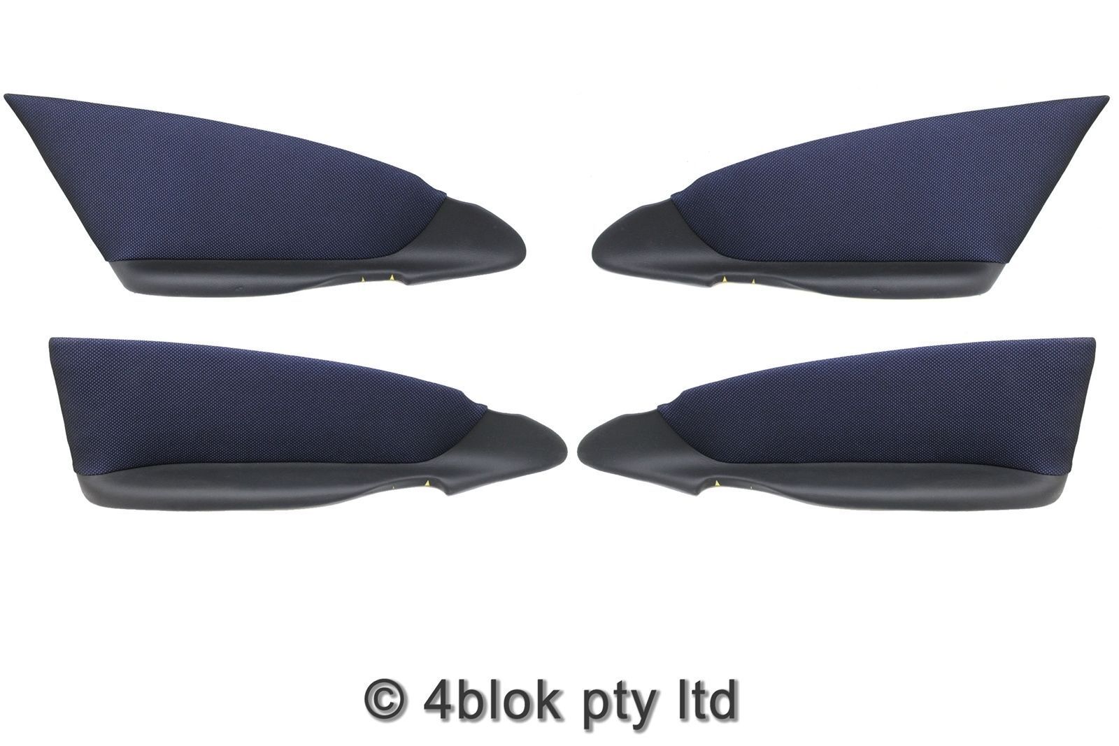 Holden Commodore VZ Door trim inserts set of 4 Blue / Black Genuine M NOS