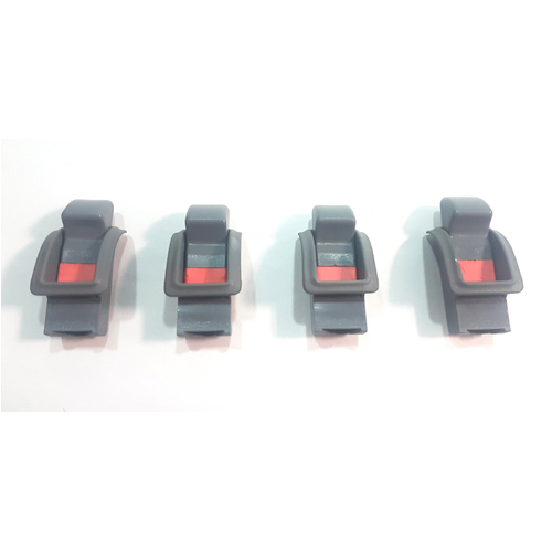 VS Slate Grey Door Lock Button and Surround Set
