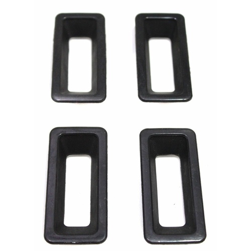Used VK VL Door Lock Surround Cover Trims Set Holden Commodore Black ...